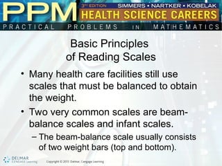 Medical Math work sheet for how to use a Scale | PPT