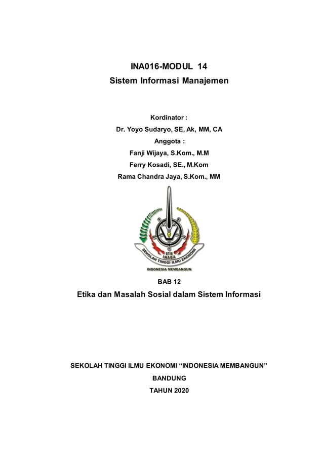 Sim modul 14 bab 12 Rama | PDF