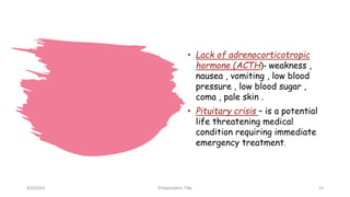 Simmonds Disease | PPTX
