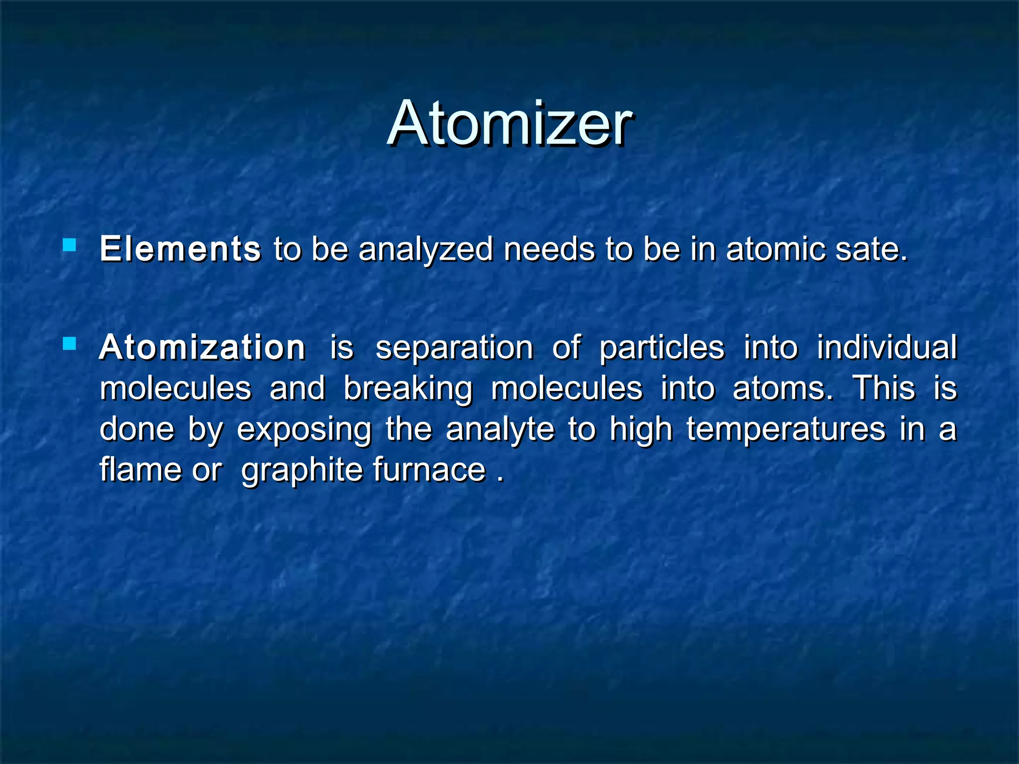 atomic absorption spectroscopy | PPT