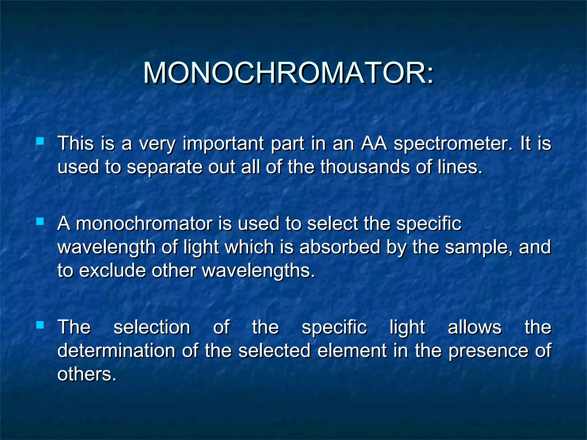atomic absorption spectroscopy | PPT