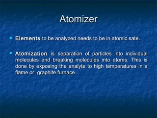 atomic absorption spectroscopy | PPT