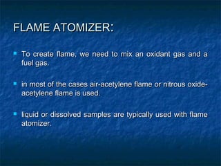 atomic absorption spectroscopy | PPT