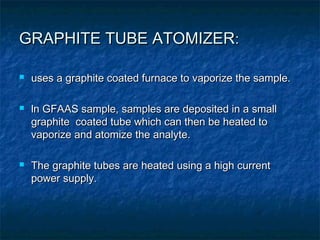 atomic absorption spectroscopy | PPT