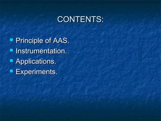 atomic absorption spectroscopy | PPT