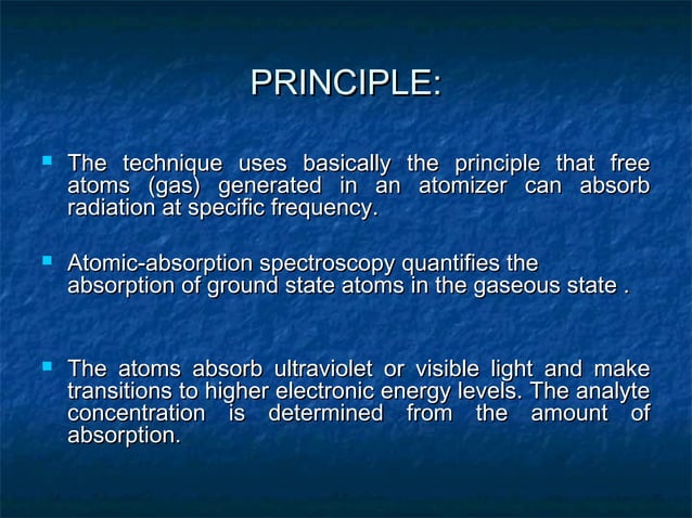 atomic absorption spectroscopy | PPT