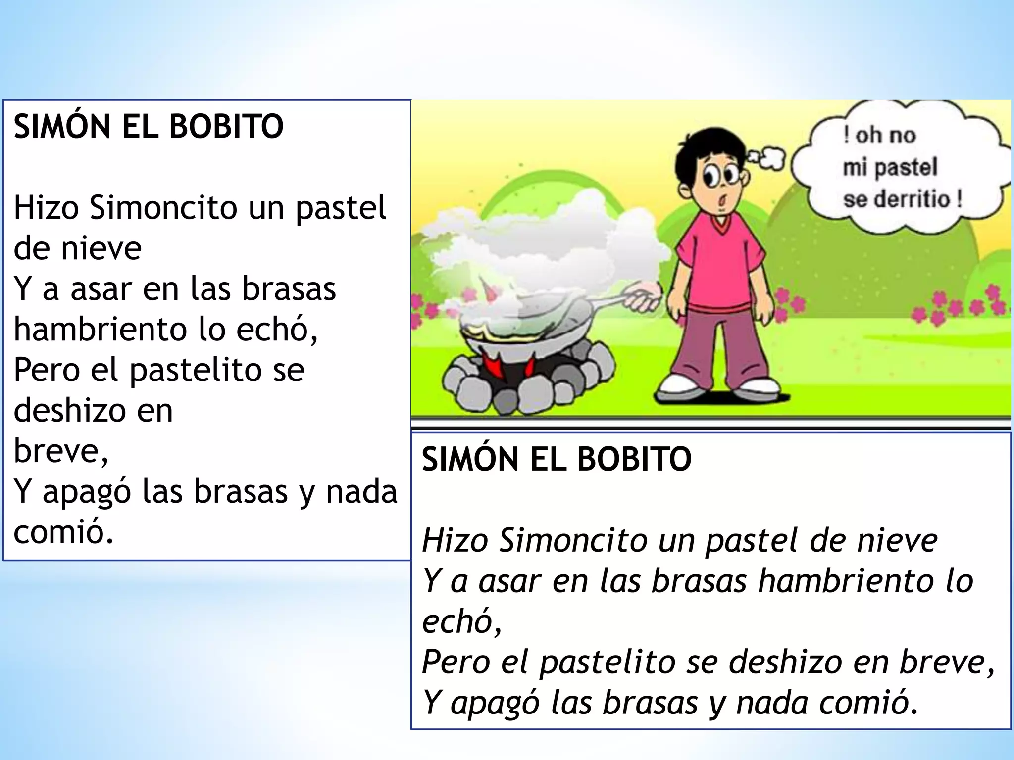 Simón el bobito teatro | PPT | Descarga Gratuita