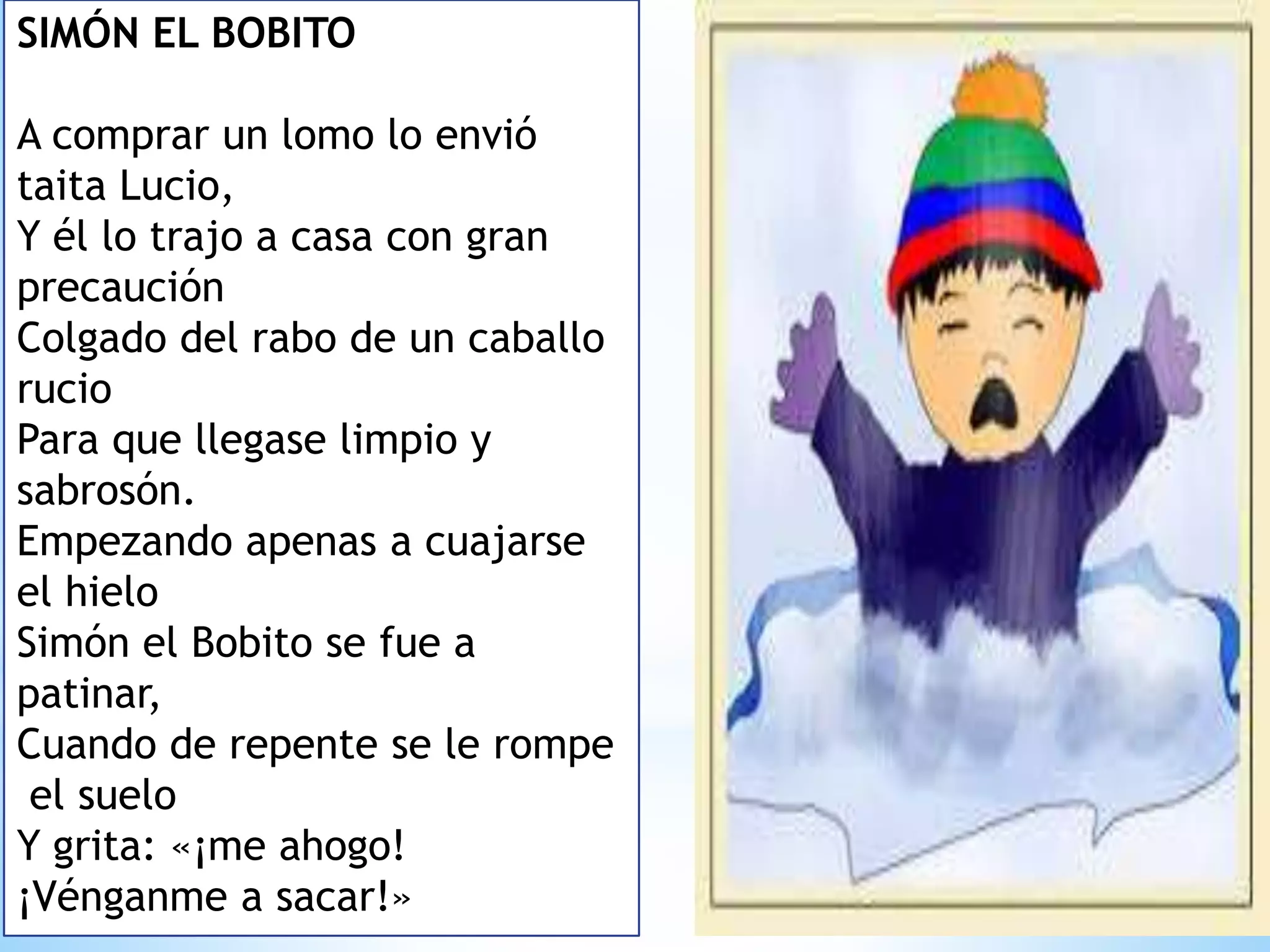 Simón el bobito teatro | PPTX