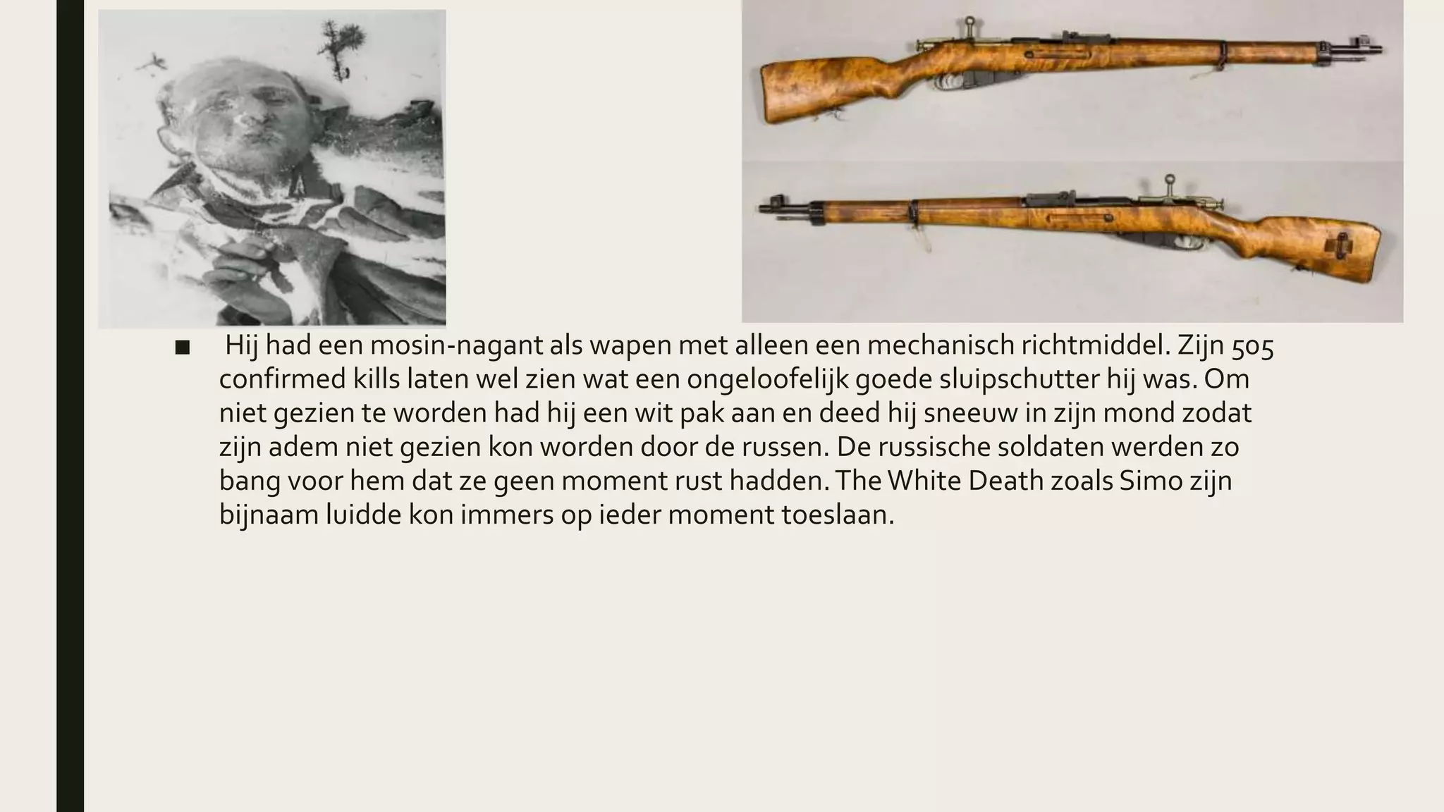 Simo Hayha Mosin Nagant