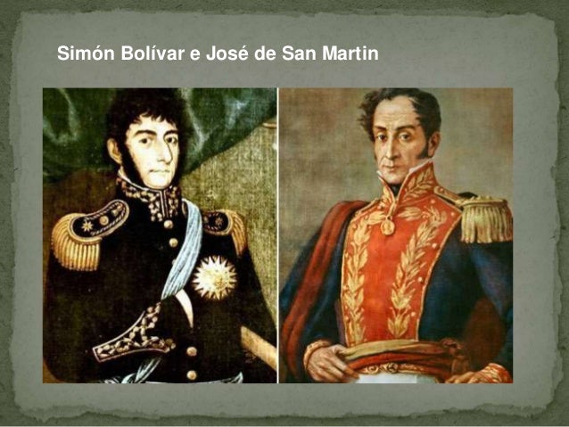 Simóm bolívar e josé de san martin rodrigo e jorge 8 ano