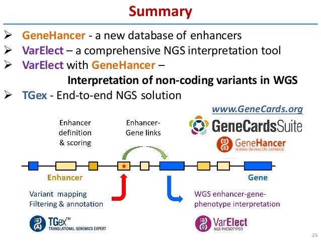 Disease interpretation of whole genome sequence variants