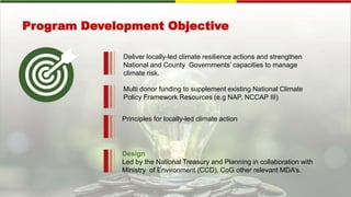 Financing Locally-Led Climate Action (FLLoCA) Program | PDF