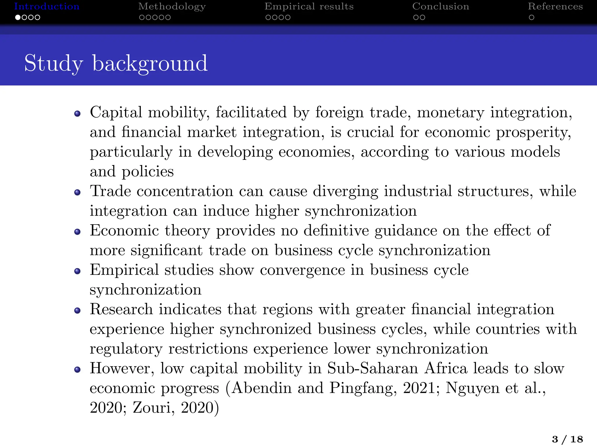 capital mobility and business cycle synchronization | PDF
