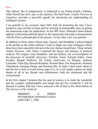 Simon, Herbert A. (1969). The Science Of The Artificial. | PDF