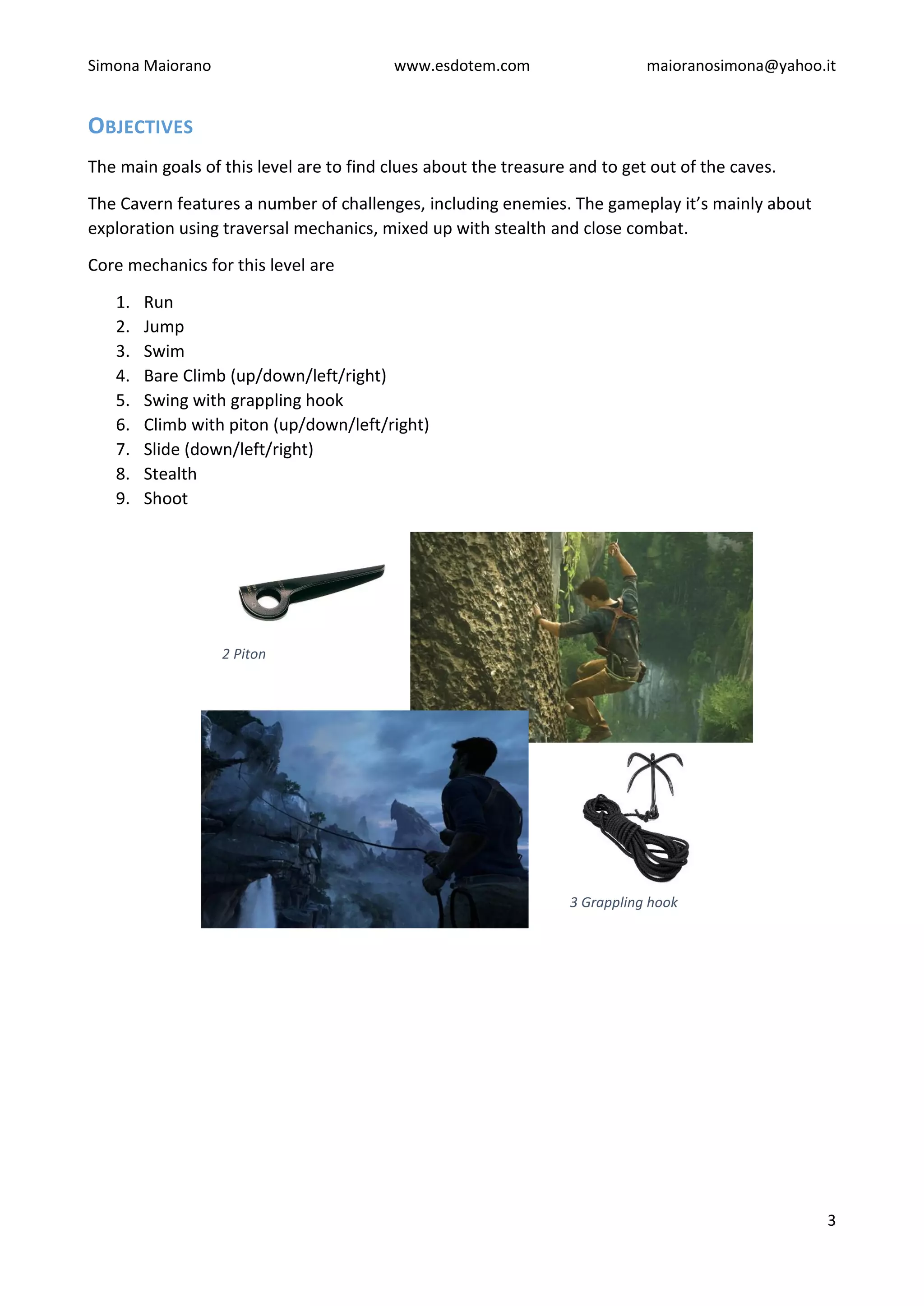 Level Design document for Uncharted 4 | PDF