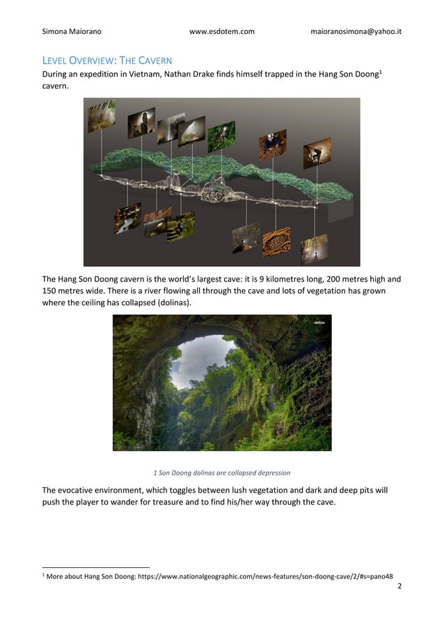Level Design document for Uncharted 4 | PDF | Adventure Video Games | Video Game Genres