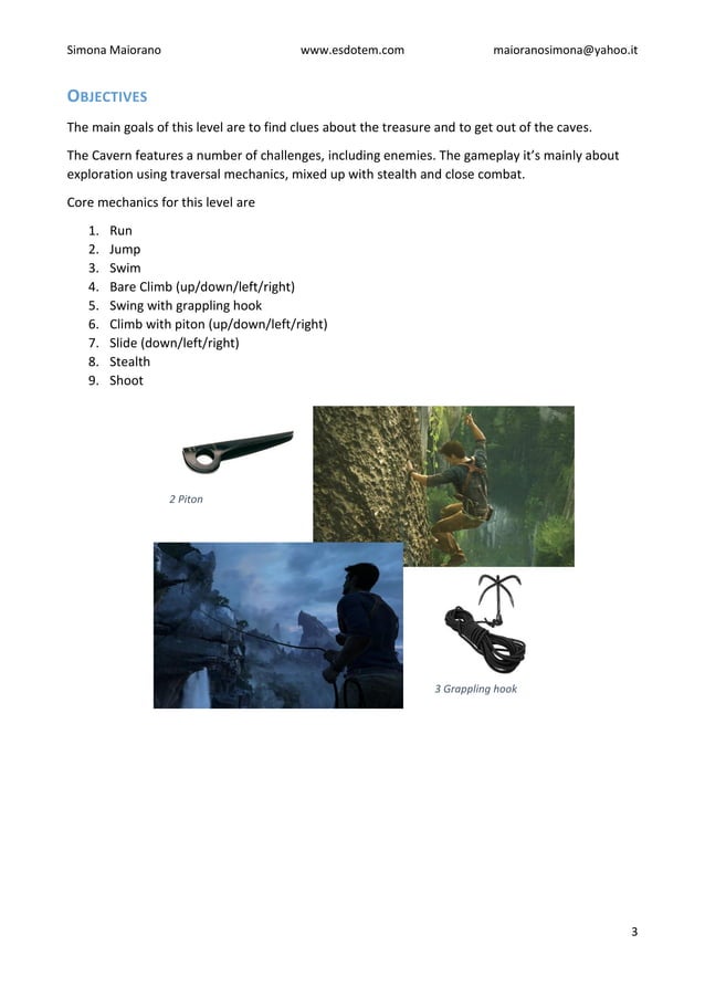 Level Design document for Uncharted 4 | PDF | Adventure Video Games ...