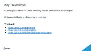 RedisConf18 - Using Redis as a Backend in a Serverless Application With Kubeless | PPT