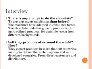 Simon coll chocolate_factory | PPT | Desserts and Baking | Food & Drink