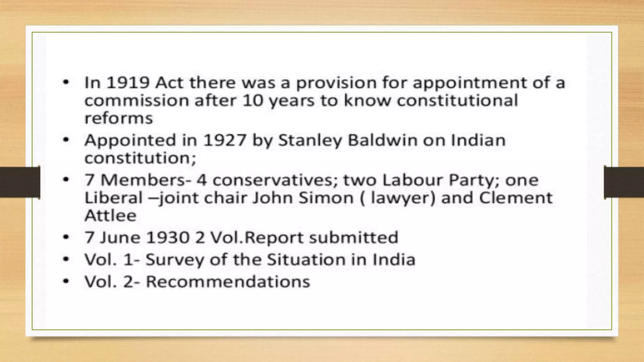 Simon commission | PPTX