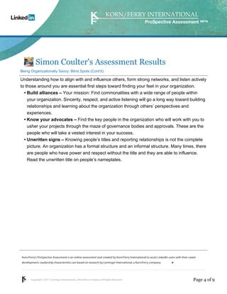Simon coulter prospective assessment | PDF