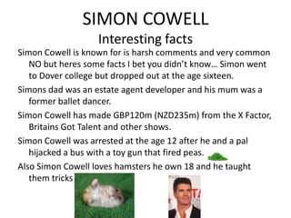 Simon cowell | PPTX