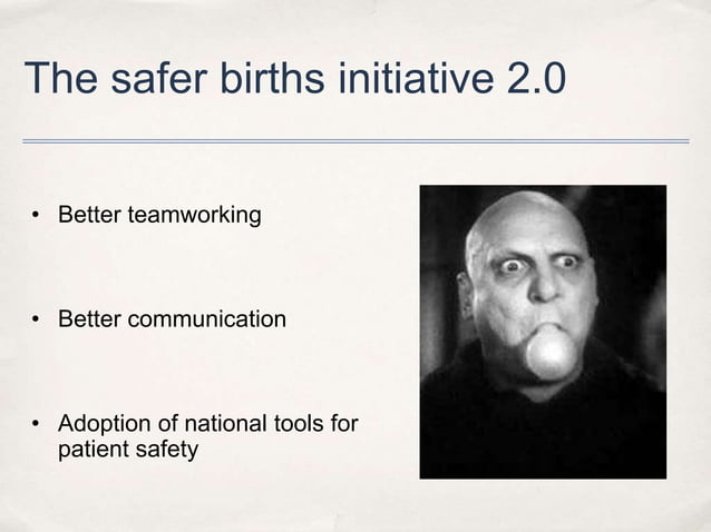 Simon Cunningham: How the Safer Births Programme has made a difference ...