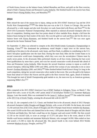Simone Biles Her Life Story And Life Achievements | PDF