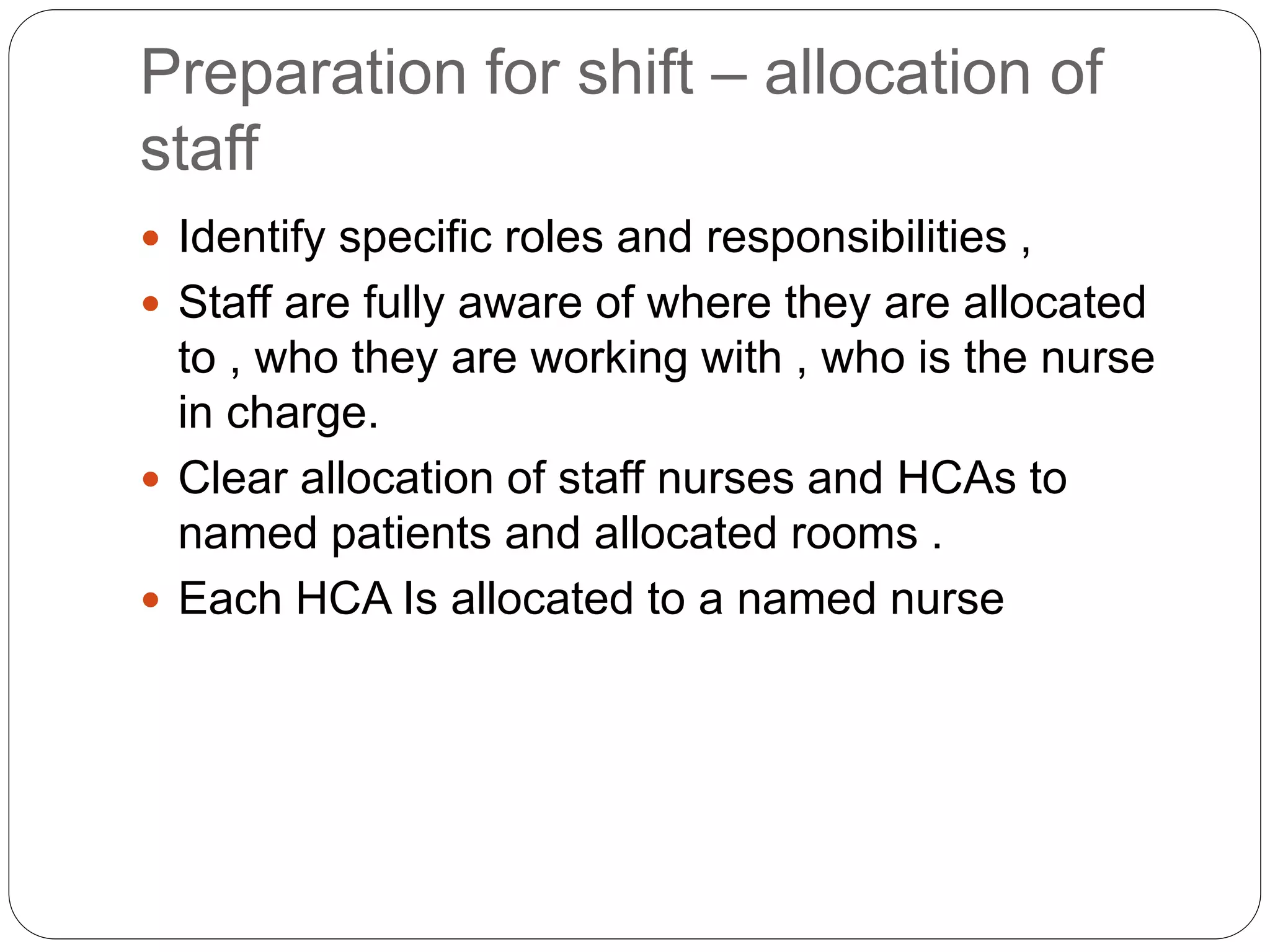 Quality Improvement Through Effective Staff Handover | PPTX
