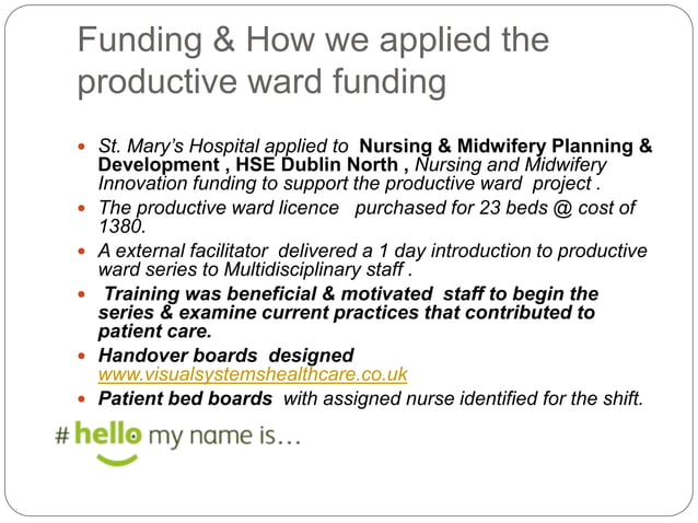 Quality Improvement Through Effective Staff Handover | PPTX