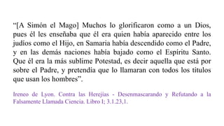 SIMON EL MAGO por Pr. Luis Polo de "Verdades de la Biblia" | PPTX