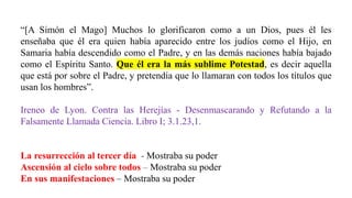 SIMON EL MAGO por Pr. Luis Polo de "Verdades de la Biblia" | PPTX