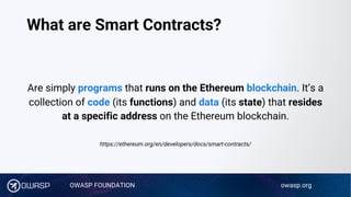 Attacking Ethereum Smart Contracts a deep dive after ~9 years of deployment | PPT