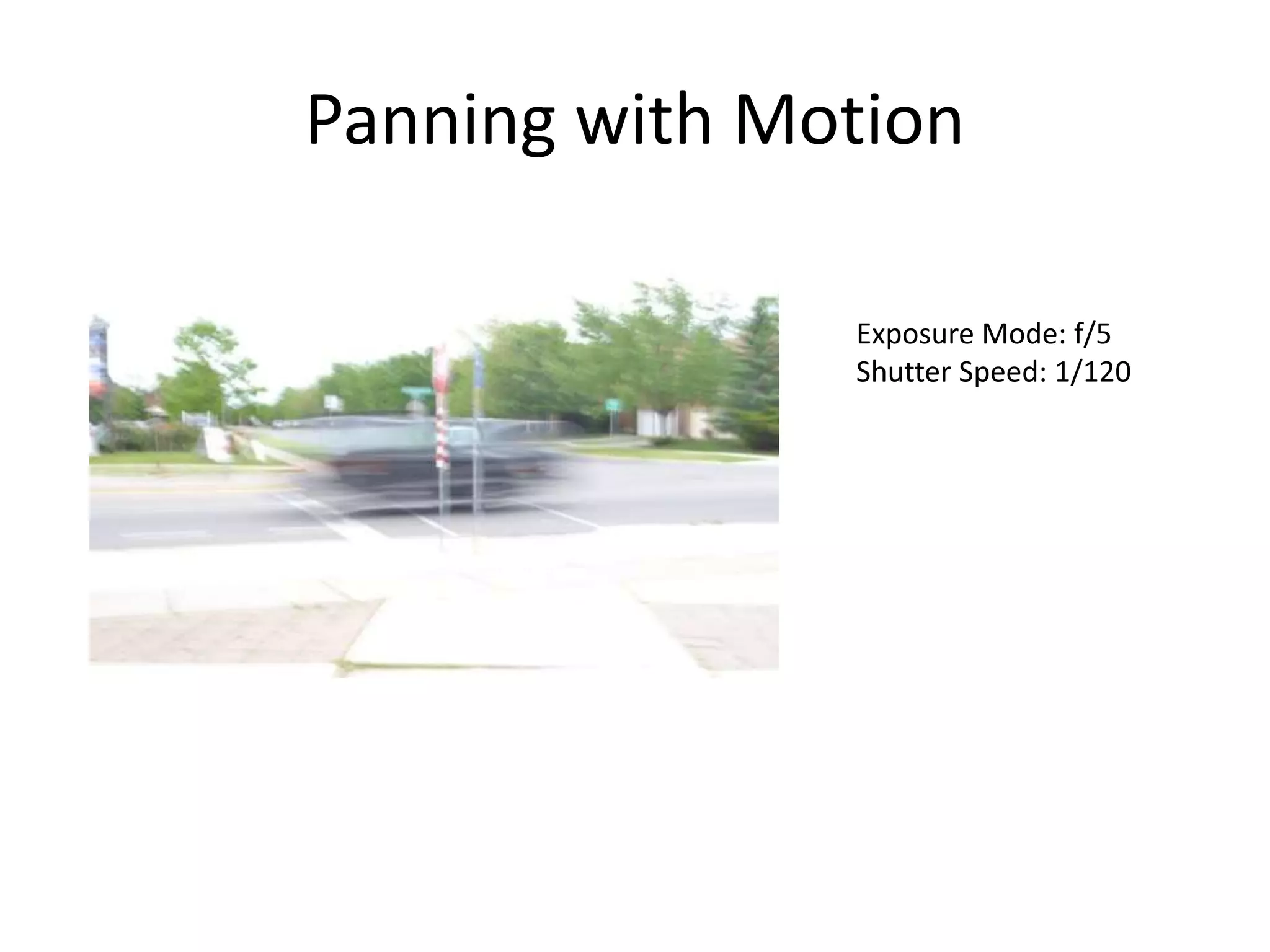 Simone’s shutter speed assignment | PPTX