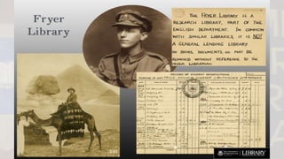Diary of a Turkish Soldier by Simon Farley Manager, Fryer Library ...