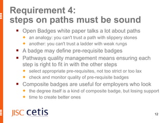 Some requirements for badge systems | PDF