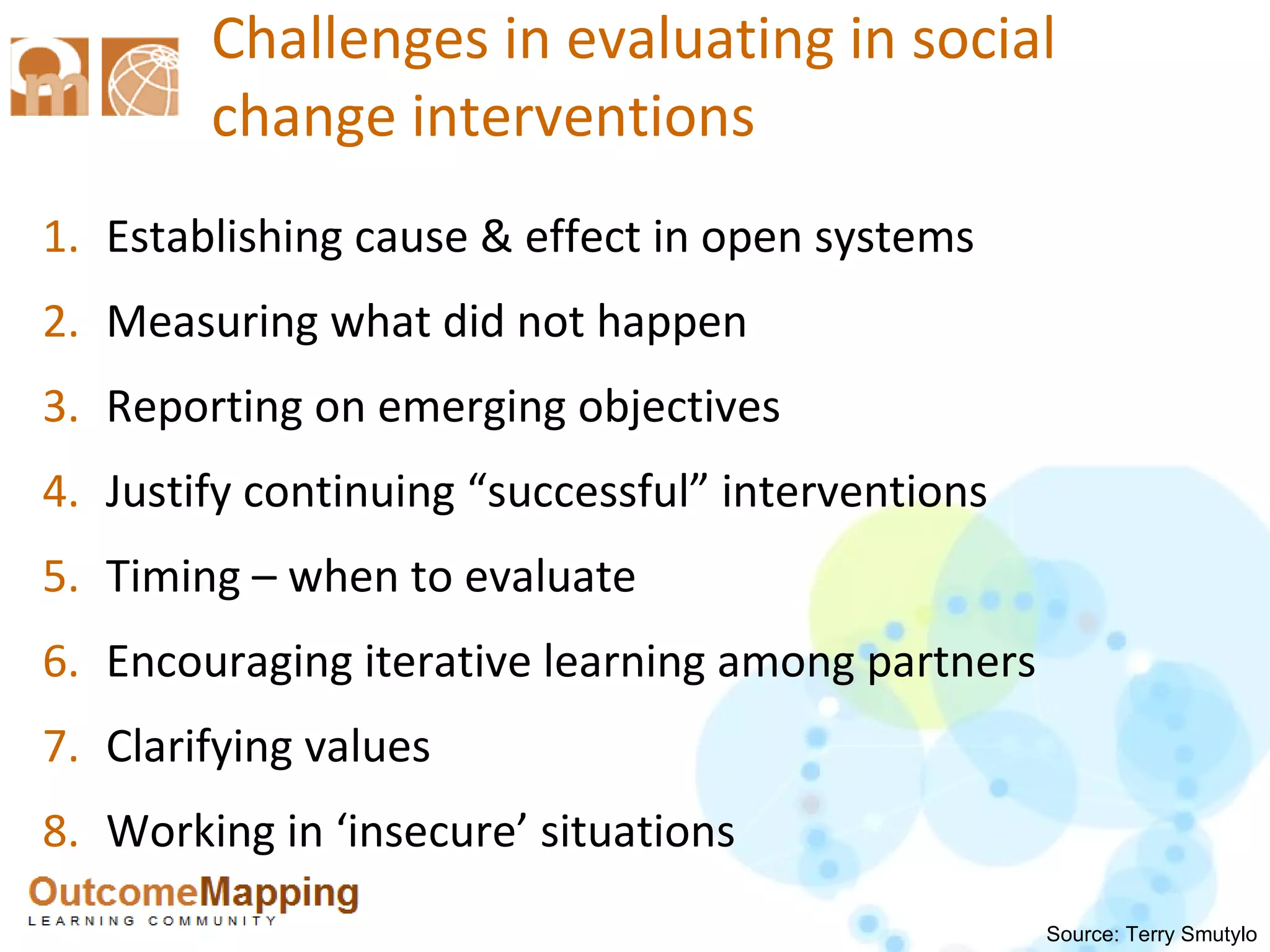 Introduction to Outcome Mapping | PPT