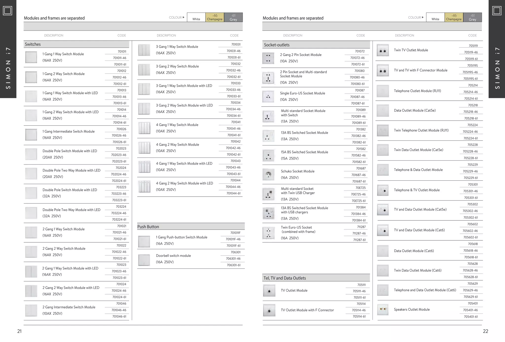 Simon i7 catalogue | PDF