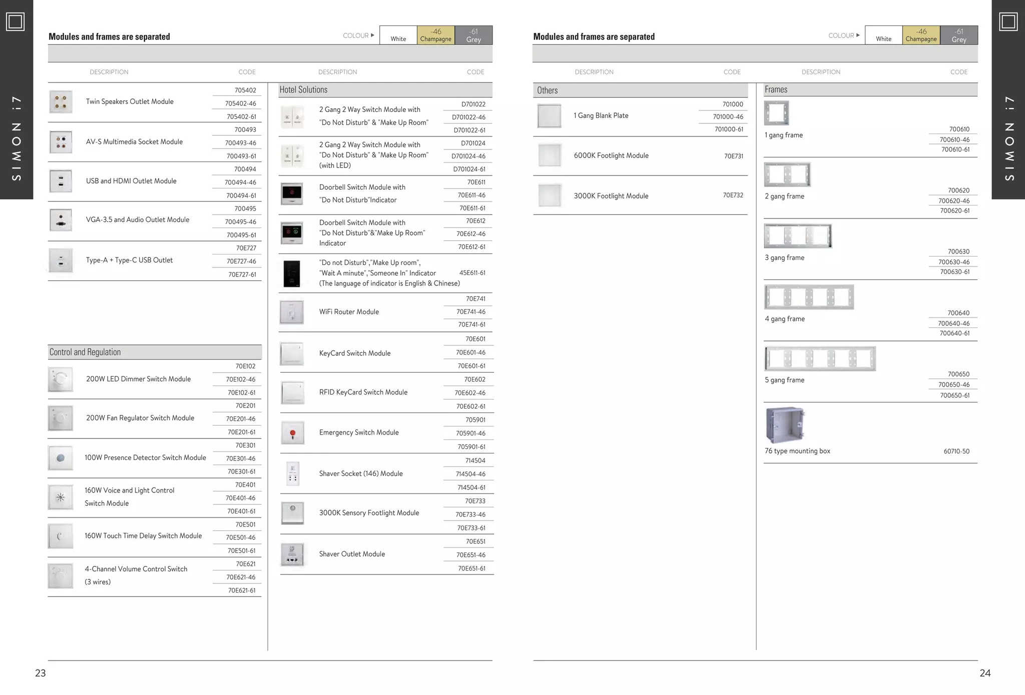 Simon i7 catalogue | PDF