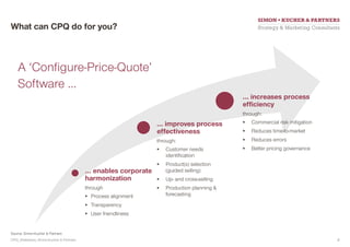 Configure-Price-Quote (CPQ) Software Solutions | PPT