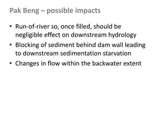 Hydrology and sediment initial baseline | PPTX