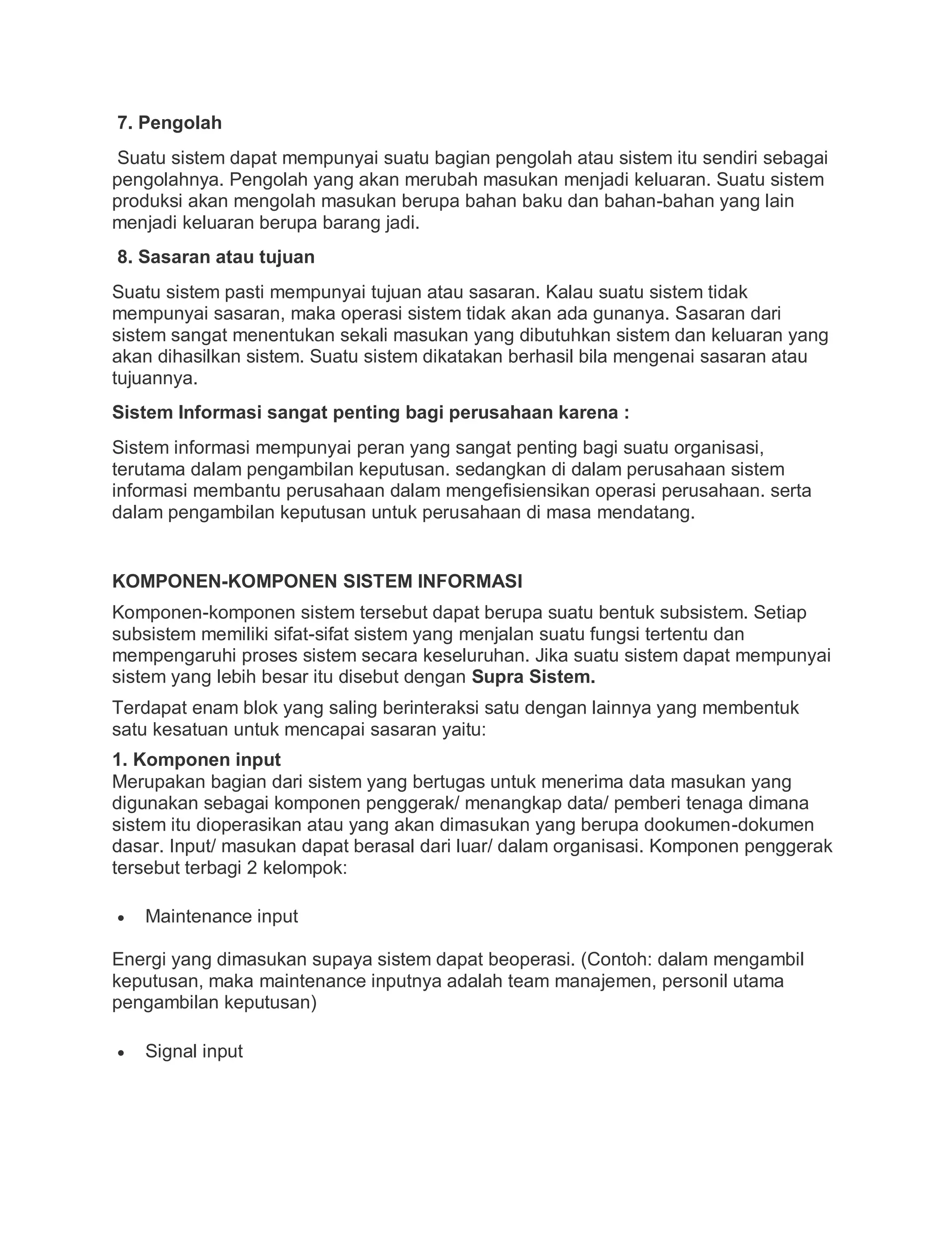 SIM, Puji Astuti, Hapzi Ali, Pentingnya Sistem Informasi Menejemen di Perusahaan, Universitas ...