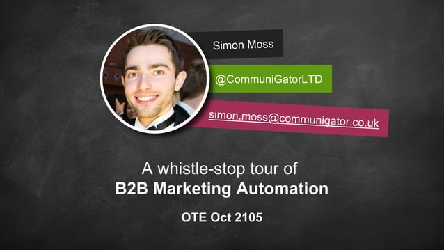 Simon Moss - Marketing Automation | PPT