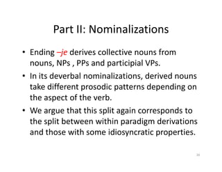 Simonovic arsenijevic - in and out of paradigms - bcn2013 | PPT