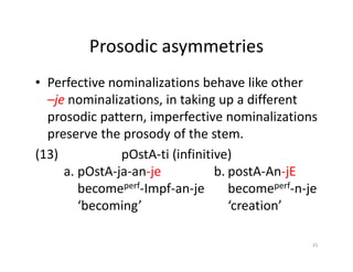 Simonovic arsenijevic - in and out of paradigms - bcn2013 | PPT
