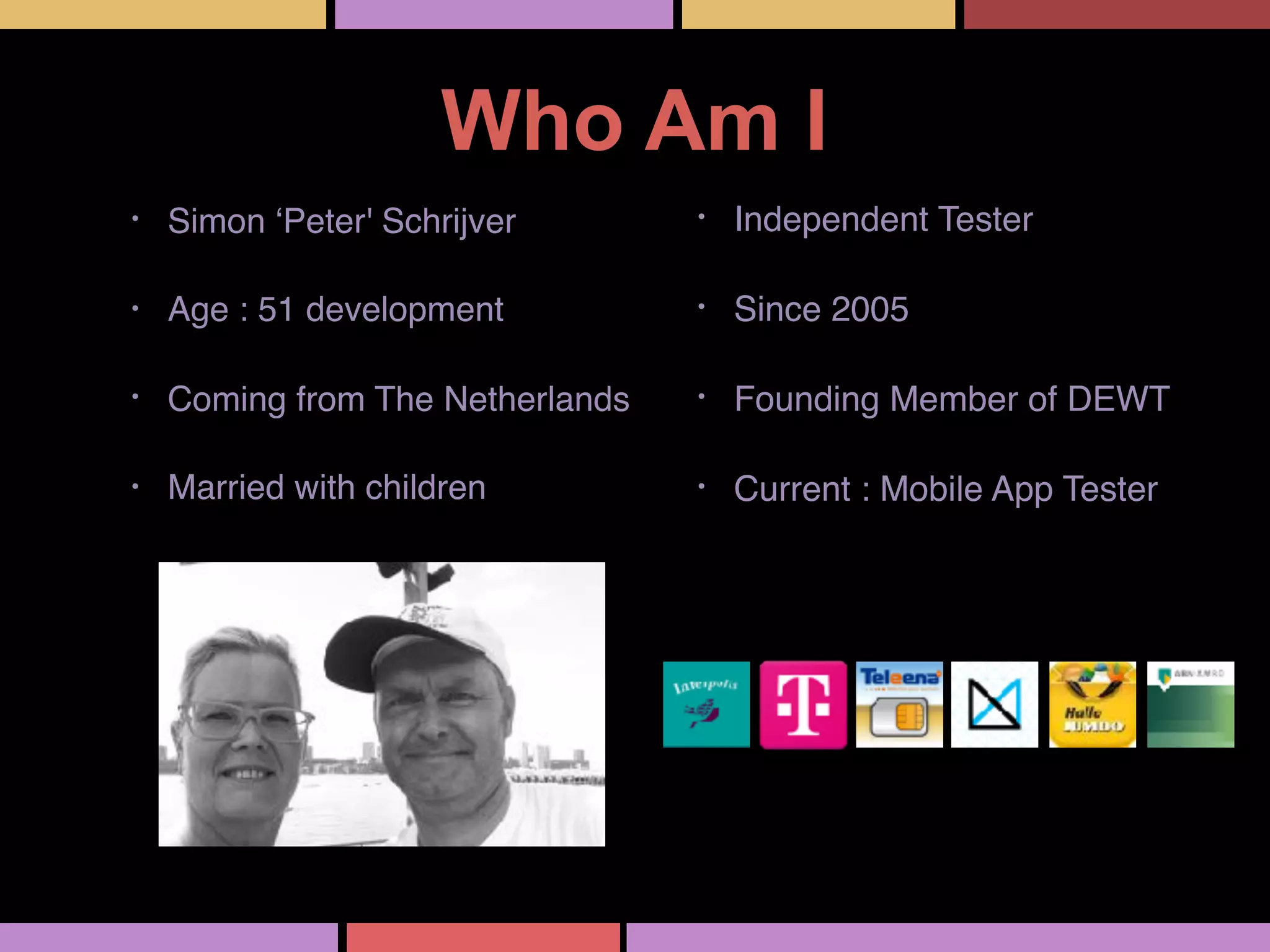 Simon Peter Schrjver: Pair Testing | PPT