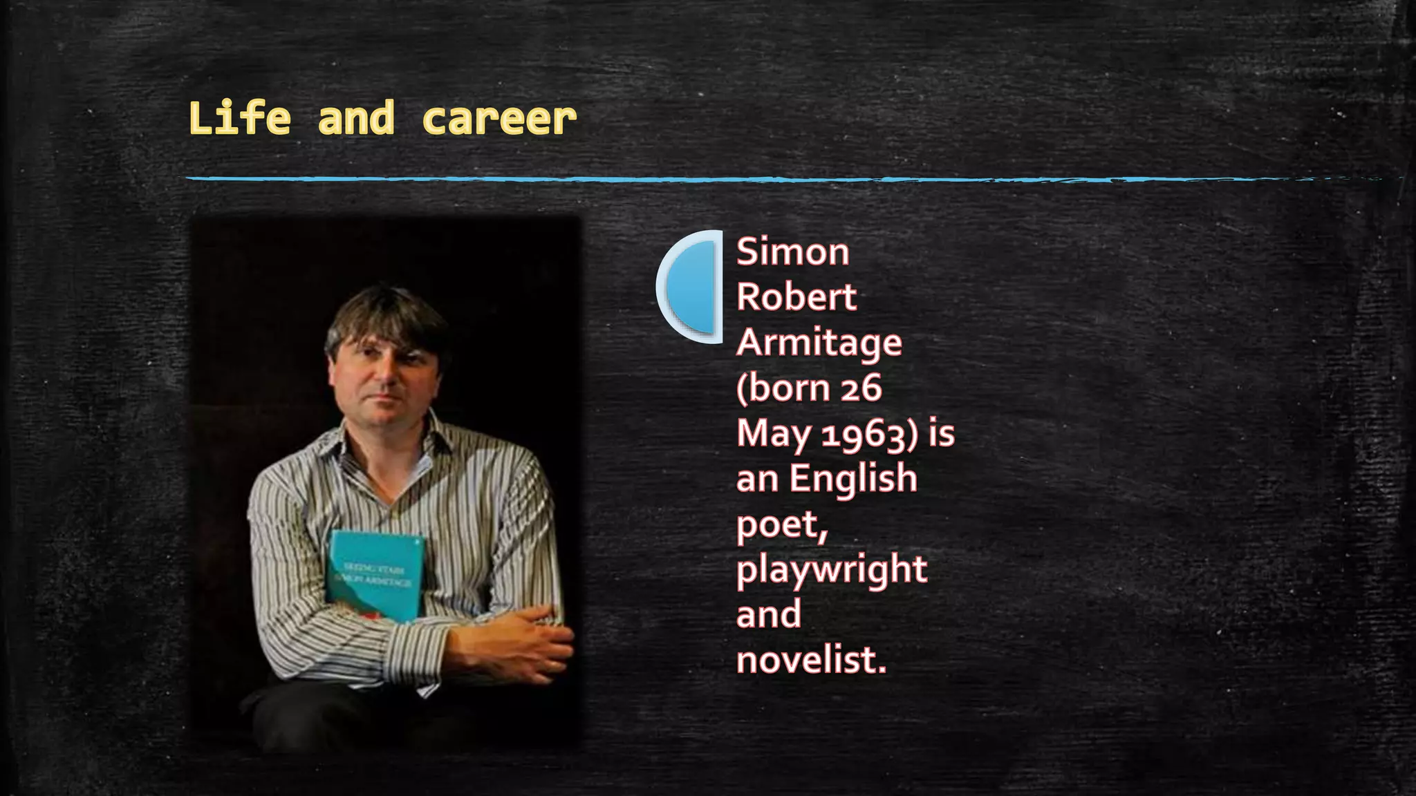 Simon Robert Armitage | PPT
