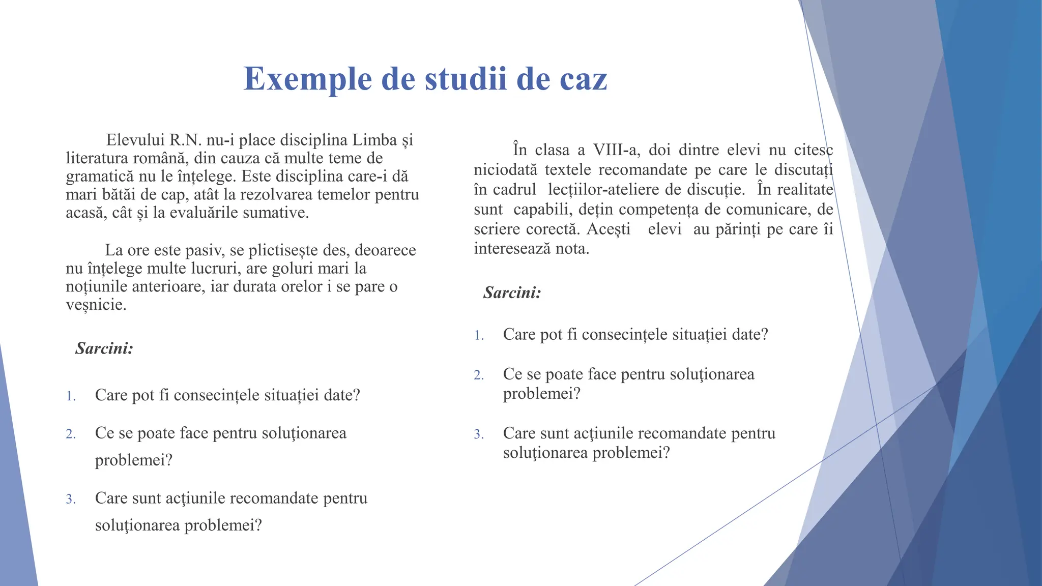 Structura studiului de caz | PPTX