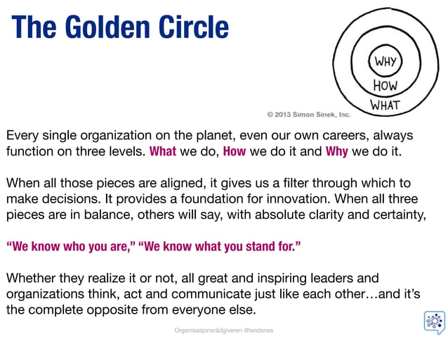 Simon Sinek - The golden circle - Start with the WHY | PDF | Social ...