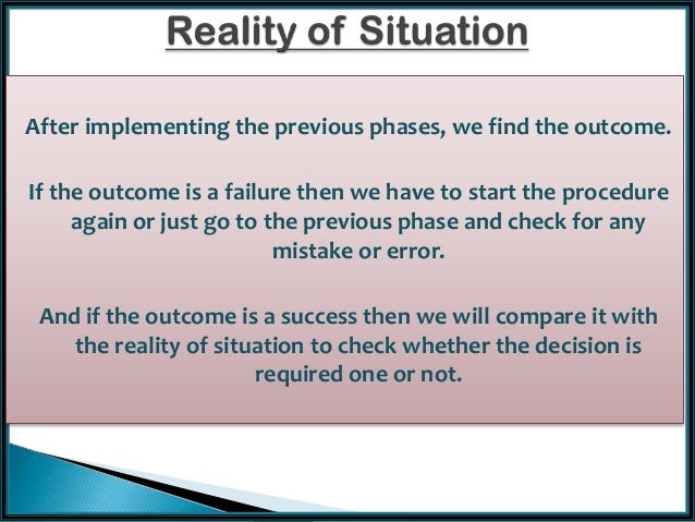Herbert Simon Decision Making Model